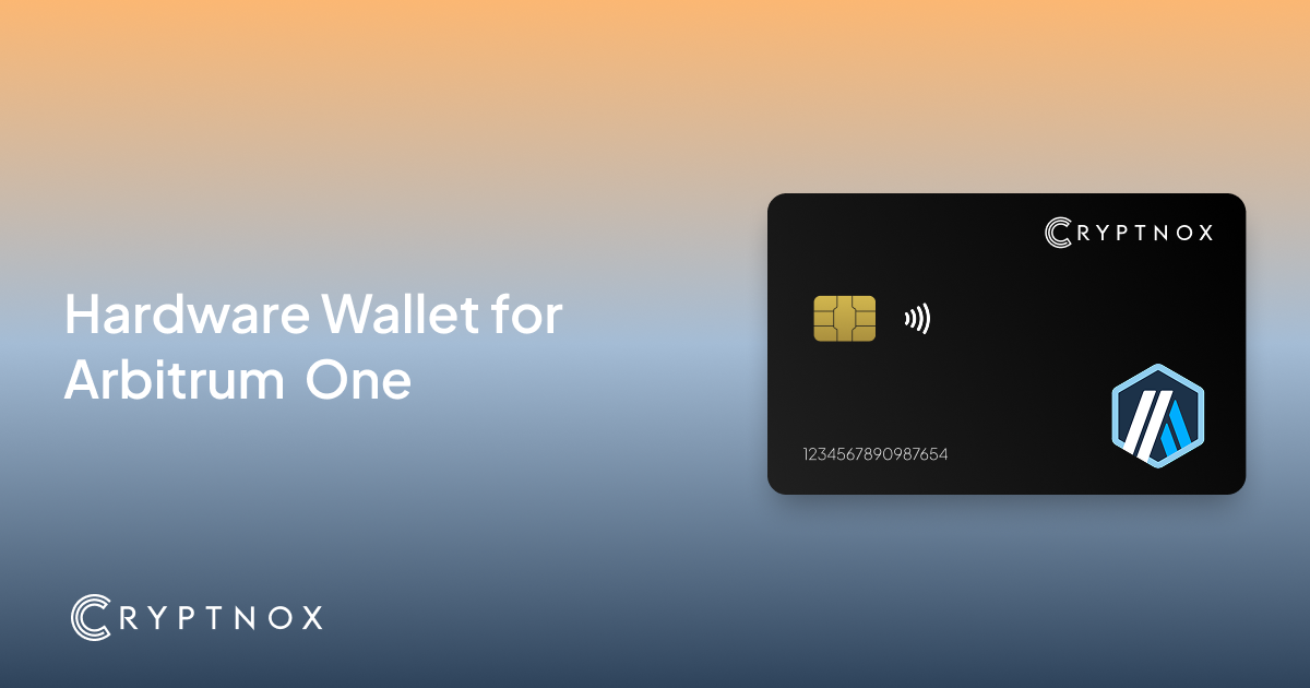Cryptnox Hardware Wallet For Arbitrum One: Secure Multi-Crypto 2025