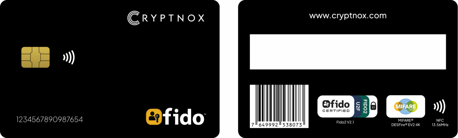 FIDO2 Card With MIFARE®DESFire® – Secure Login & Access