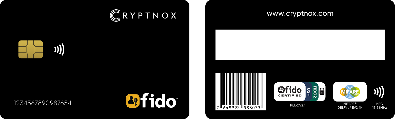 FIDO2 Card With MIFARE®DESFire® – Secure Login & Access