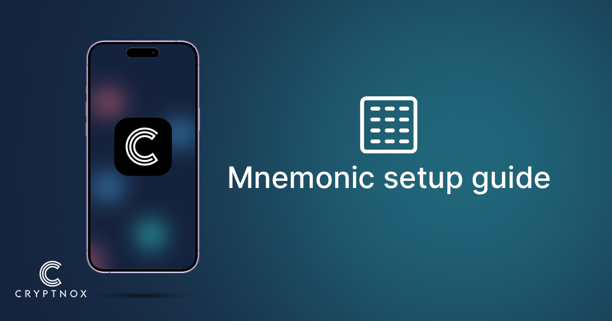 Tutorials: How to setup with 12/24 words seed phrase (BIP39)