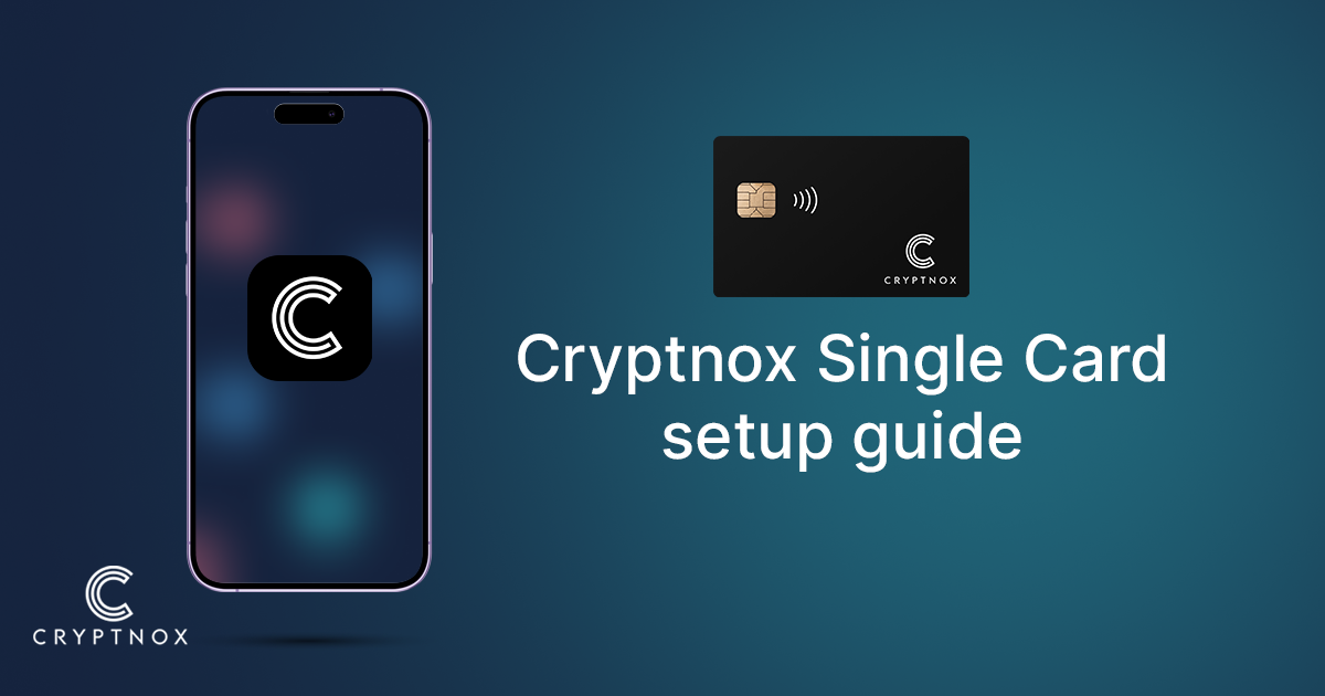 Tutorials: Cryptnox Single Card Setup
