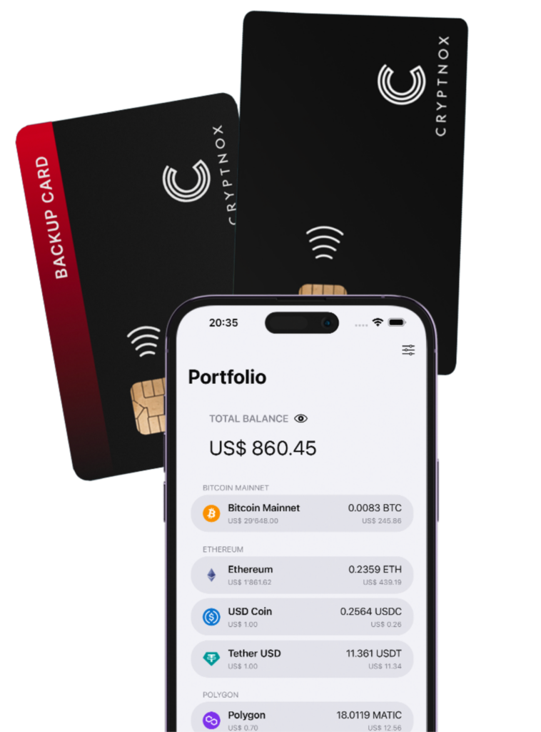 User friendly Cryptnox Hardware Wallets