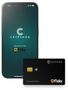 Cryptnox FIDO2 Security Key Card | NFC Passwordless Authentication