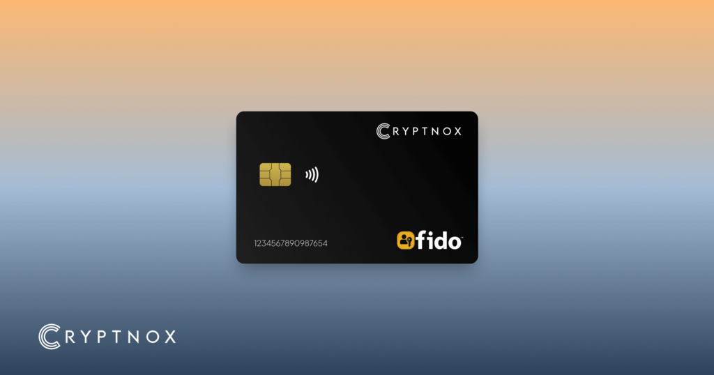 Cryptnox FIDO2 Security Key Card | NFC Passwordless Authentication